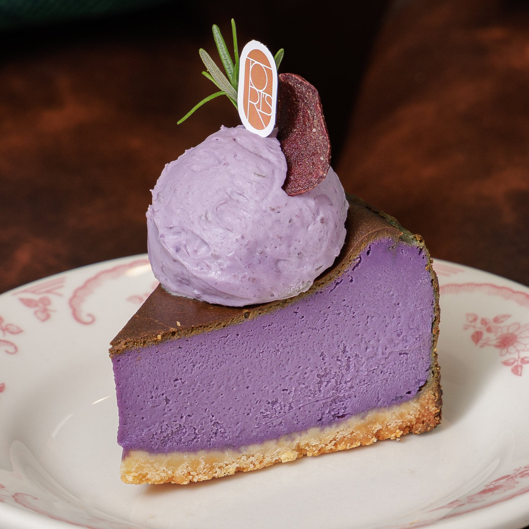 [Slice] Ube Basque Cheesecake | Tori's